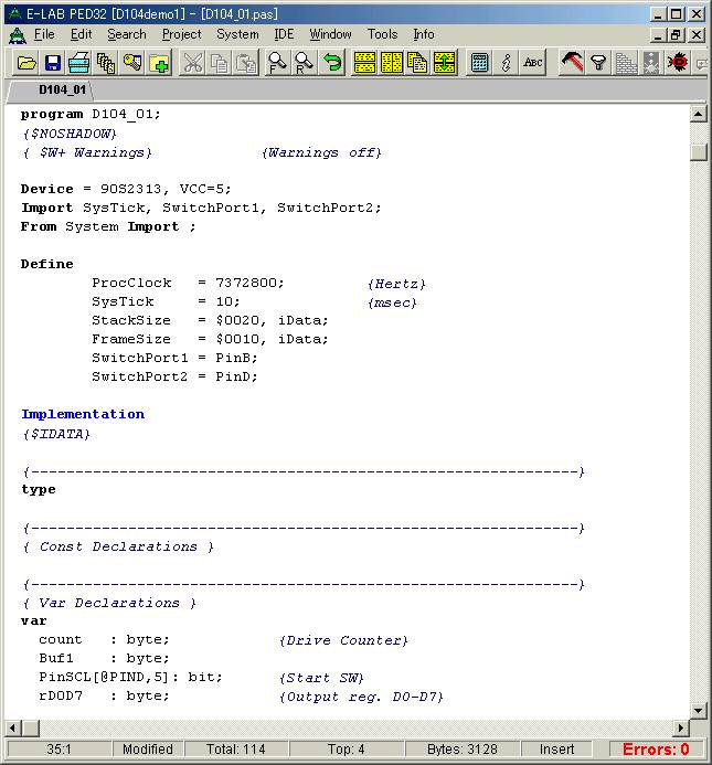 AVRco AVR PASCAL Compiler